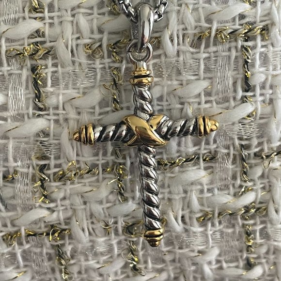 David Yurman | Jewelry | David Yurman X Cross Pendant Necklace In ...